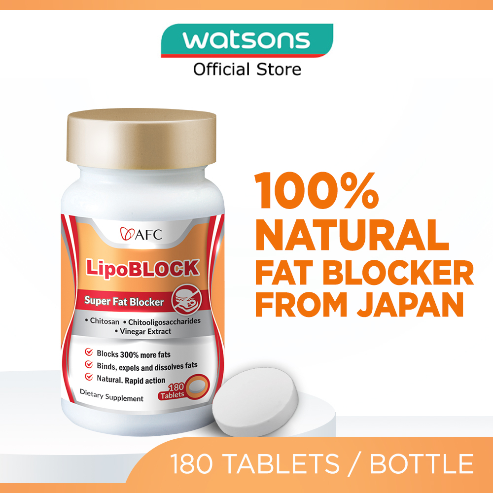 AFC JAPAN LipoBLOCK Dietary Supplement (Block Fats & Calories for ...