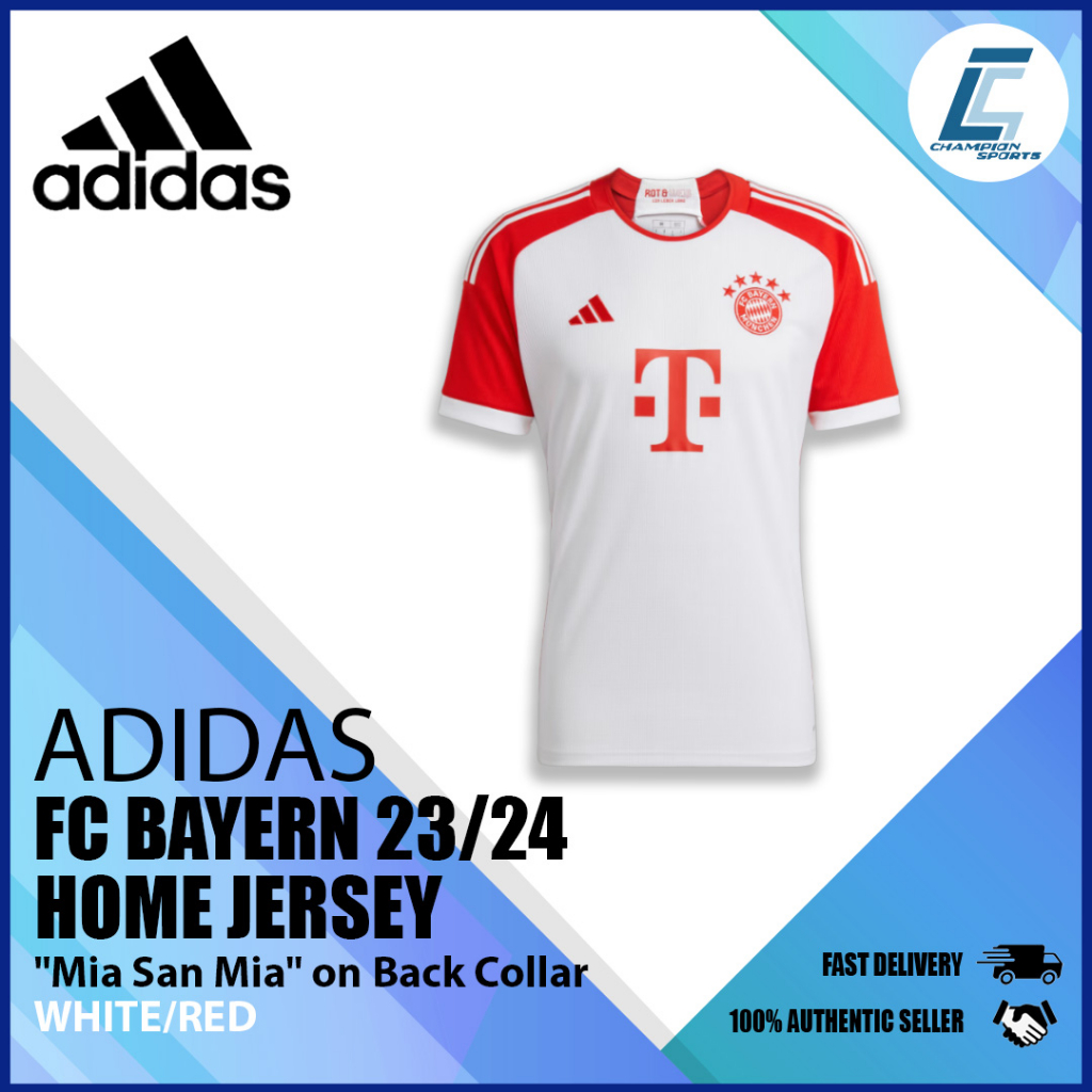 Adidas FC Bayern 23/24 Home Jersey (IJ7442) | Shopee Singapore