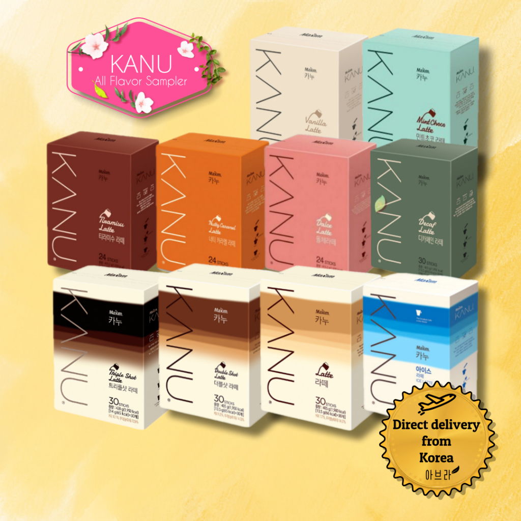 [Maxim] KANU Latte All flavor 10kinds latte Korean coffee latte instant ...