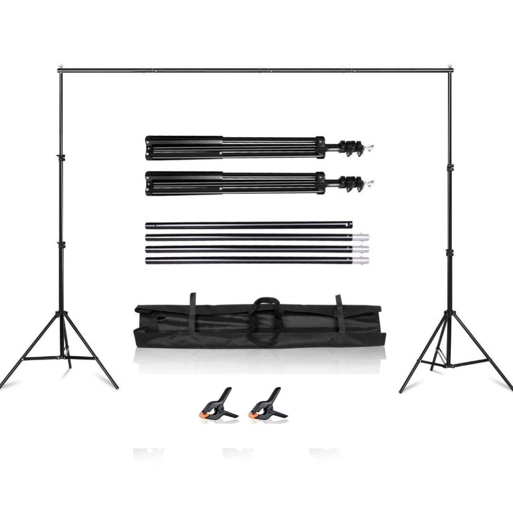 2mx3m Professional Adjustable Portable Heavy Duty Photo Studio Backdrop ...
