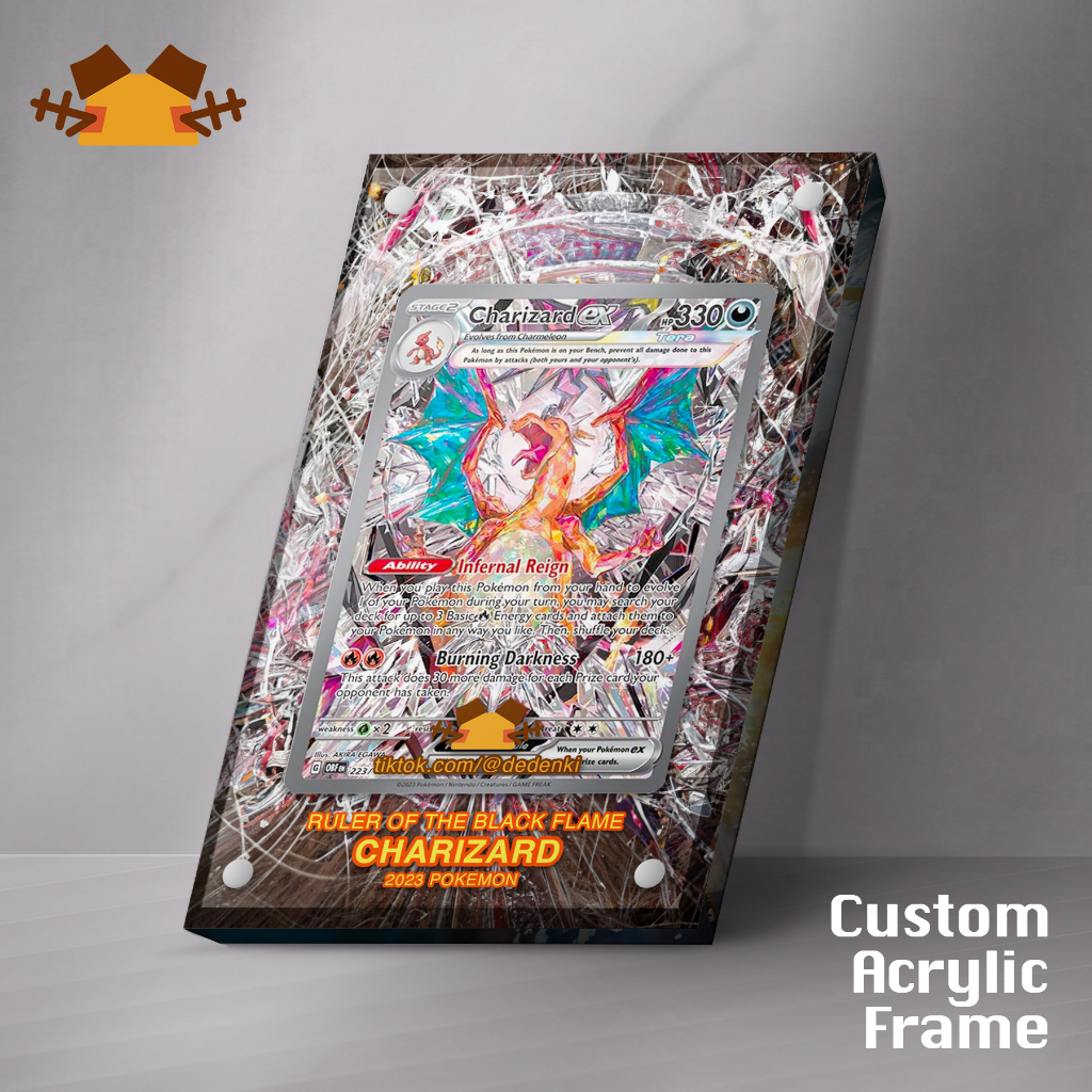 Charizard Ex SAR Custom Acrylic Frame | Shopee Singapore