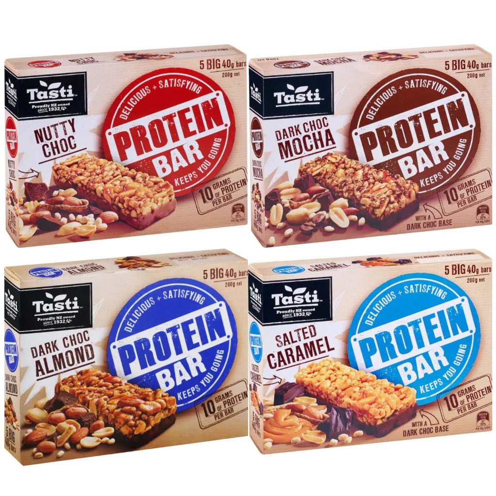 [ Mix & Match ] Tasti Protein Bars 200g - by Optimo Foods | Shopee ...