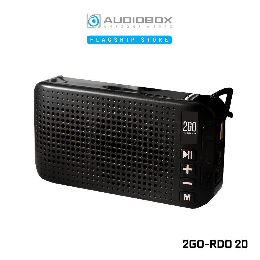 Audiobox 2GO RDO-20 Bluetooth Portable Speaker with Mic | Solar ...