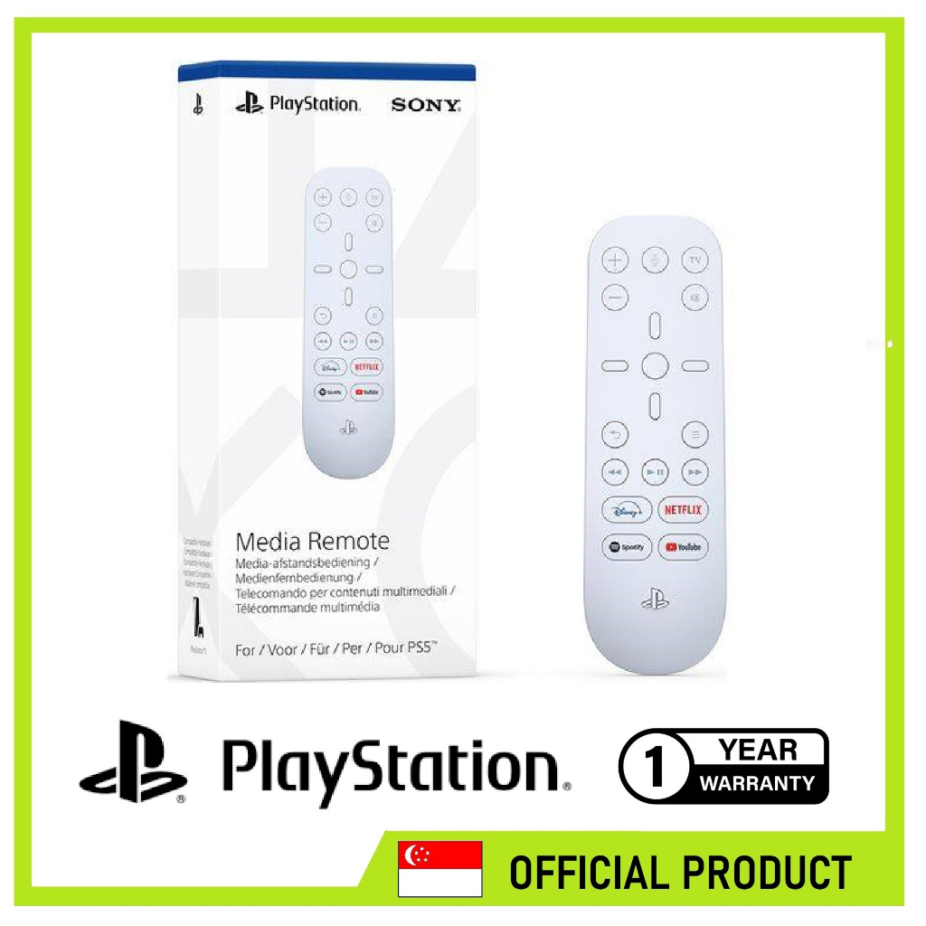 PS5 Media Remote (12 Months Singapore Playstation Warranty) | Shopee ...