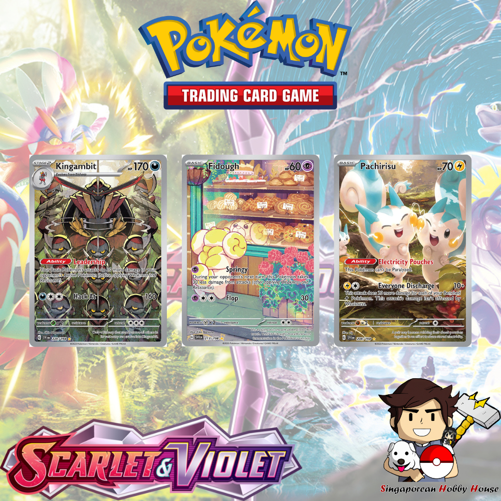Pokemon TCG Scarlet Violet Illustration Rare Cards | Shopee Singapore