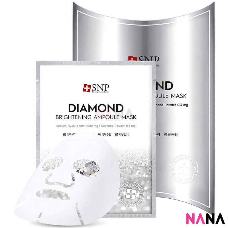 SNP Diamond Brightening Ampoule Mask (10 Pcs) | Shopee Singapore
