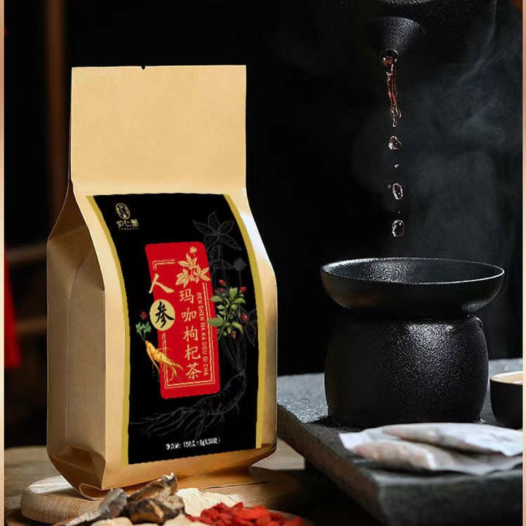 SG Stock【For Man】Ginseng Maca Medlar Tea Mulberry Black Medlar Five ...