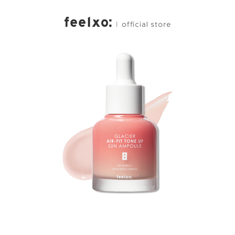 feelxo Glacier Air Fit Tone Up Sun Ampoule SPF 50 PA+++ 30ml | Shopee ...