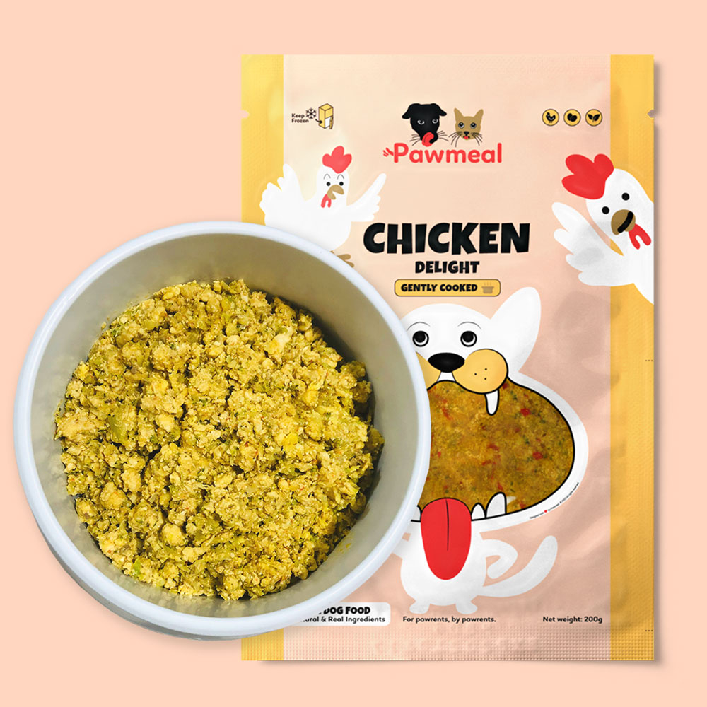 Pawmeal Chicken Delight (200g/pack) - Freshly Cooked Dog Food | Shopee Singapore