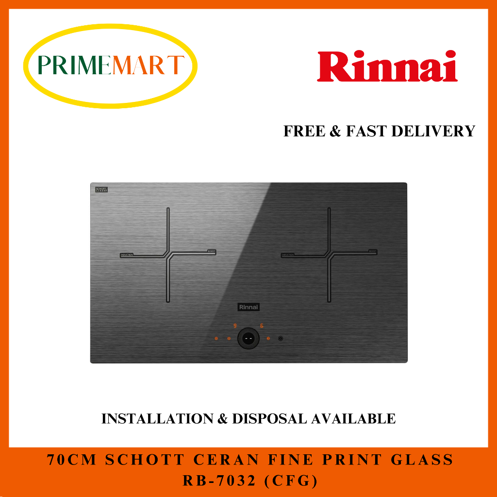 RINNAI *NEW* RB-7032 (CFG) 70CM SCHOTT CERAN FINE PRINT GLASS - 2 YEAR ...