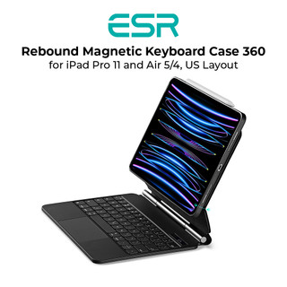 ESR Rebound Magnetic Keyboard Case 360 for iPad Pro 11 and Air 5/4 - US ...