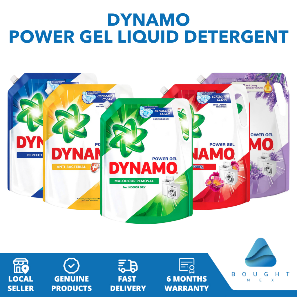 Dynamo Power Gel Liquid Detergent with Downy Perfume - Anti-Bacterial ...