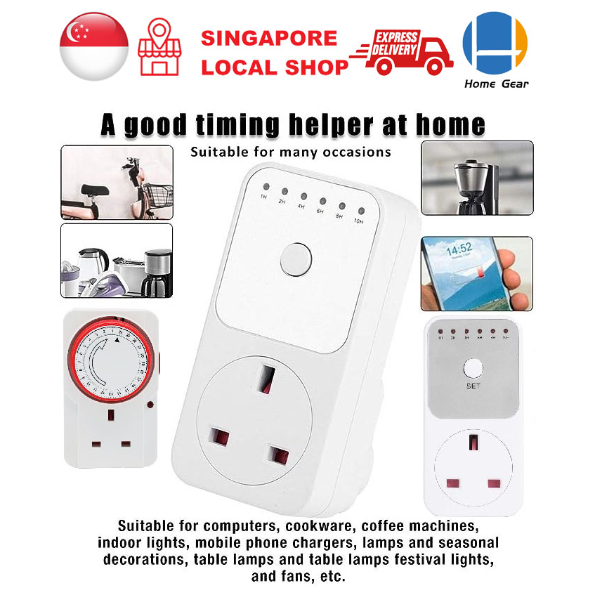 Timer Outlet Countdown Socket Plug Outlet Safety Outlet Auto Shut off ...