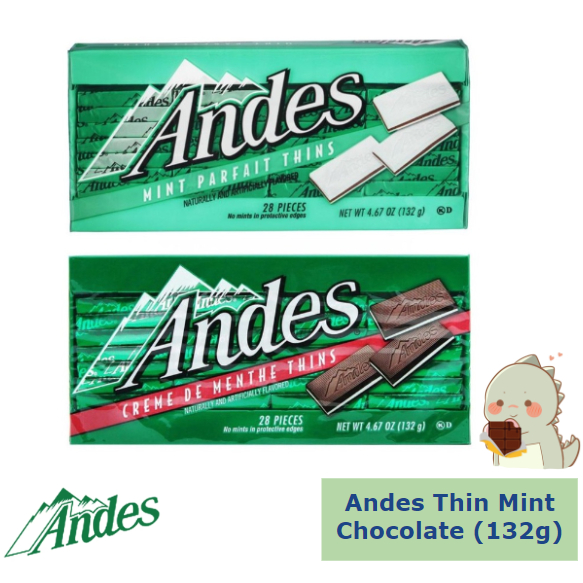 [Bundle of 6] Andes Thin Mint Chocolate (132g) | Shopee Singapore