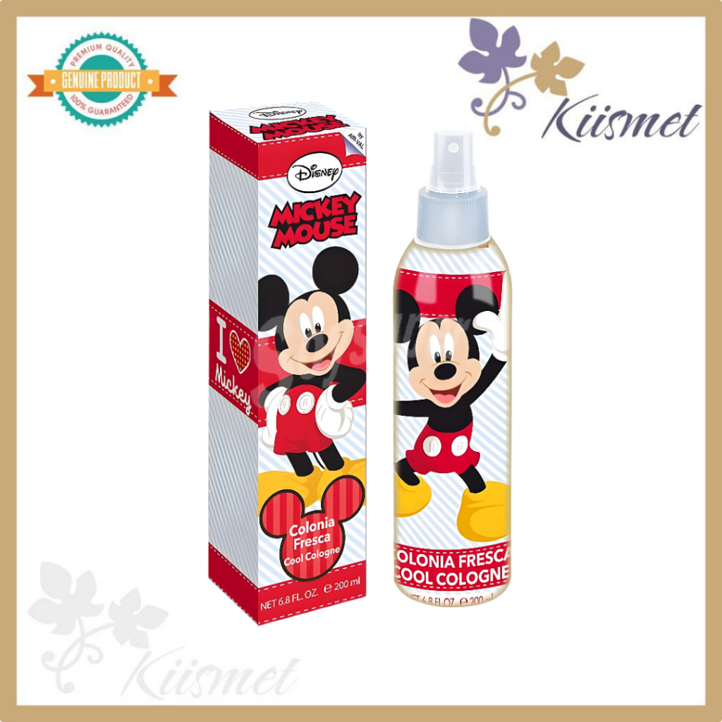 DISNEY MICKEY MOUSE COLONIA FRESCA 200ML BODY SPRAY | Shopee Singapore