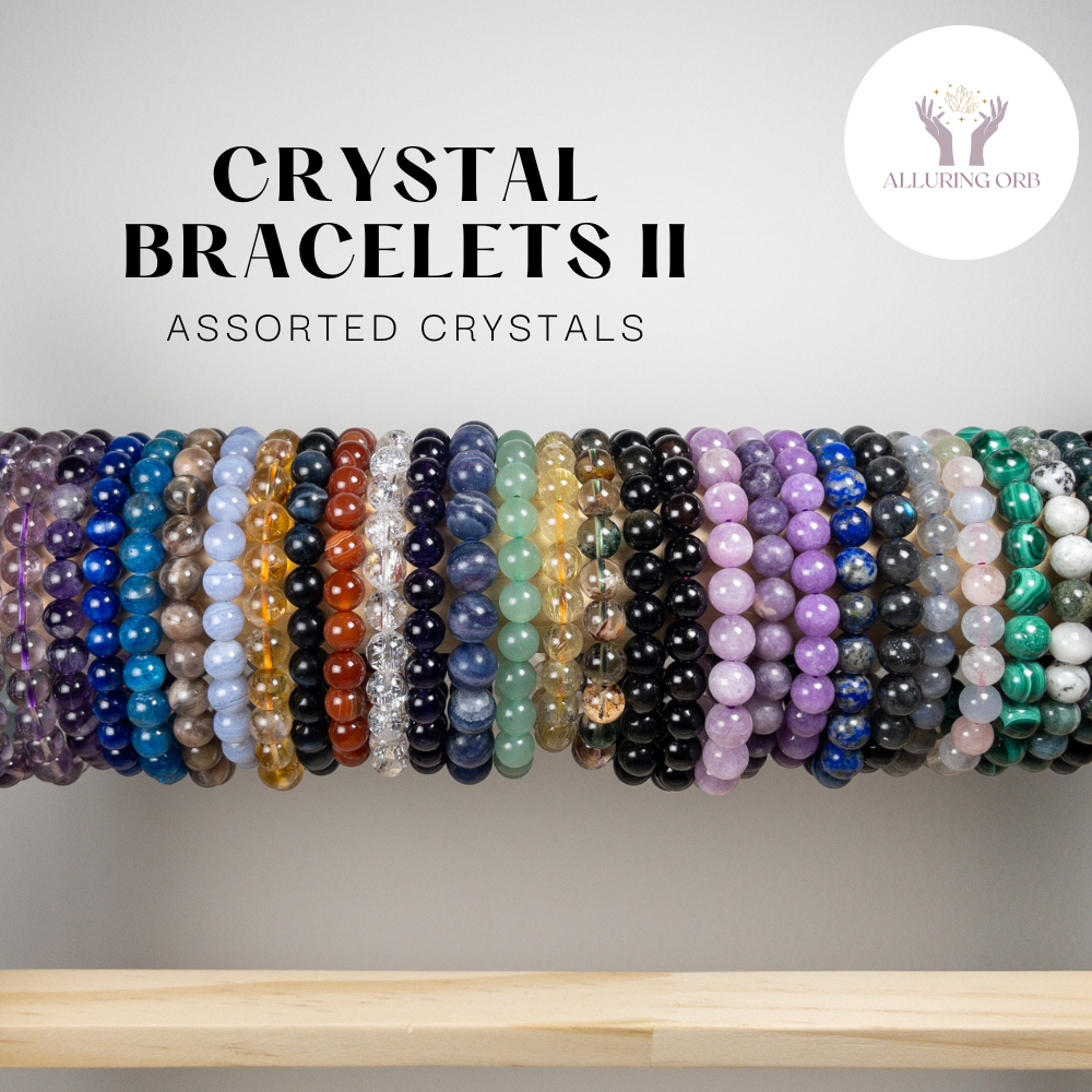 🔮🇸🇬 Assorted Crystal Bracelet II | Crystal Carvings | Natural Crystals ...