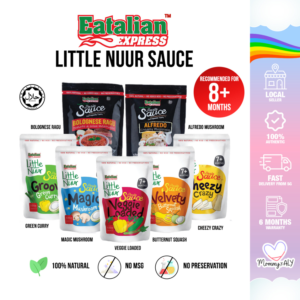 Eatalian Express Pasta Sauce | Little Nuur Series (7m+) & 2+ Years ...