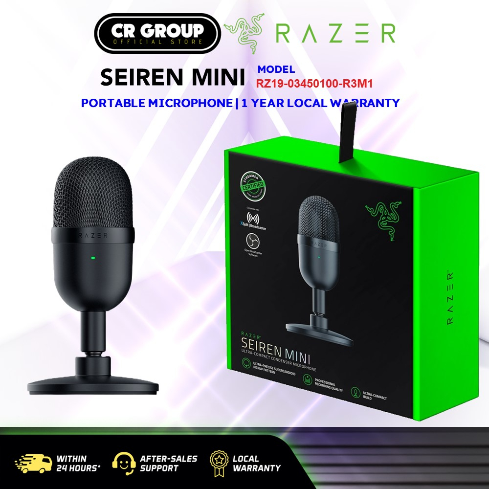 Razer Seiren Mini Ultra-Compact Streaming Microphone with Professional ...