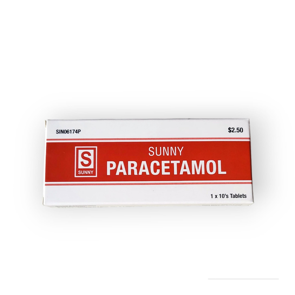 [Bundle of 2]Sunny PARACETAMOL 新力退热感冒止痛片 for Relief, Headache, Fever ...