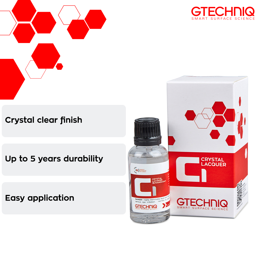 Gtechniq C1 Crystal Lacquer Ceramic Coating 30ml | Shopee Singapore