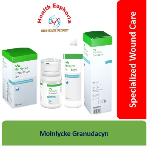 Molnlycke Granudacyn Wound Irrigation (Solution NPPWT 500ml/Solution ...