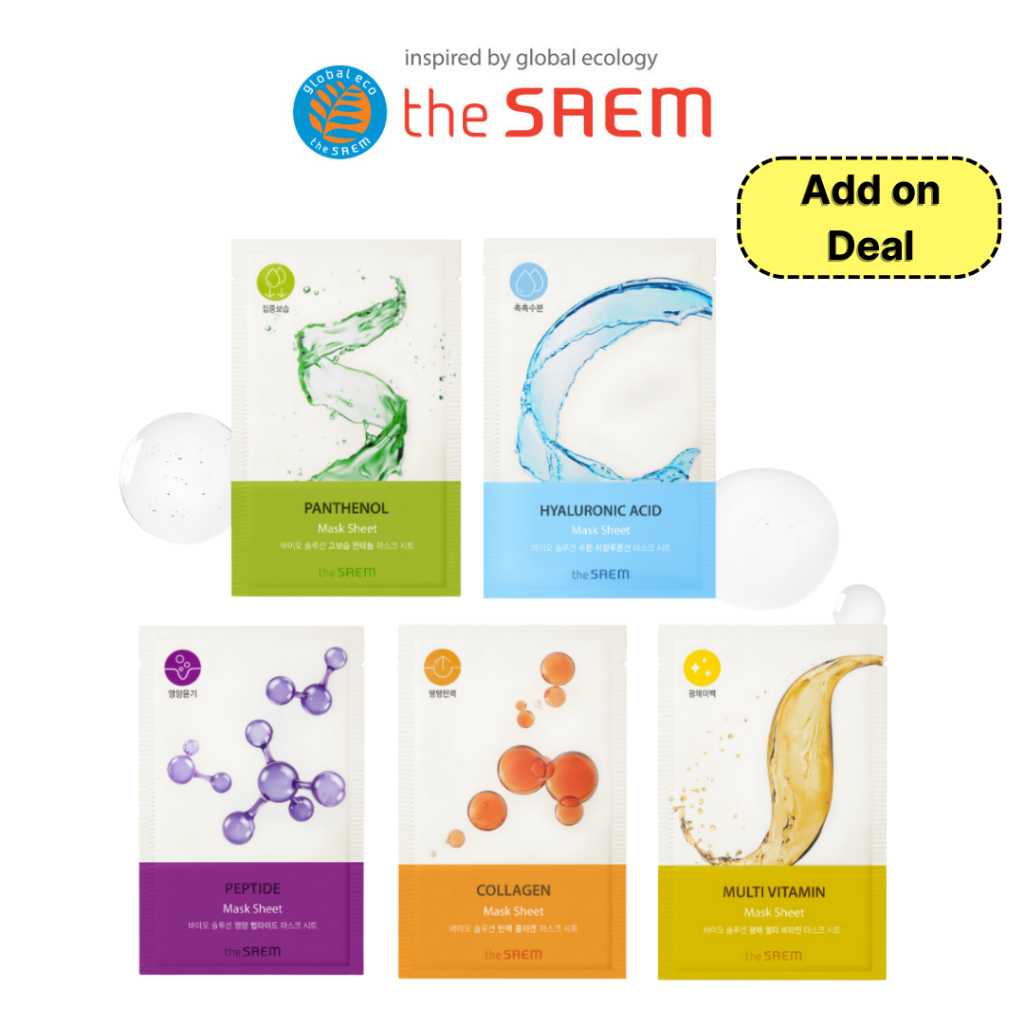 [the SAEM] Add on Deal BIO SOLUTION Mask Sheet 23ml (Price for 1 Mask ...
