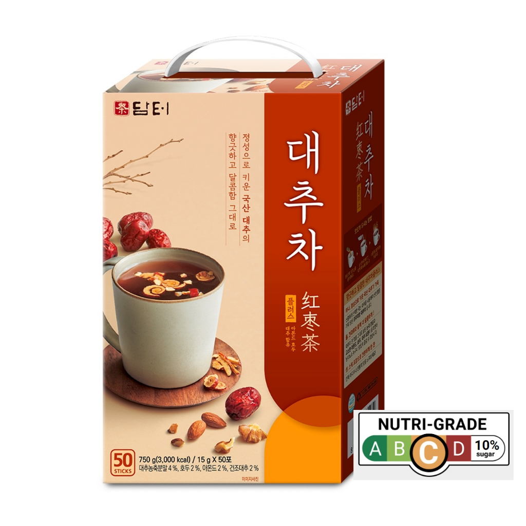 Damtuh Korean Traditional Jujube Tea Plus 15g / 50t [Shipping From Korea] | Shopee Singapore
