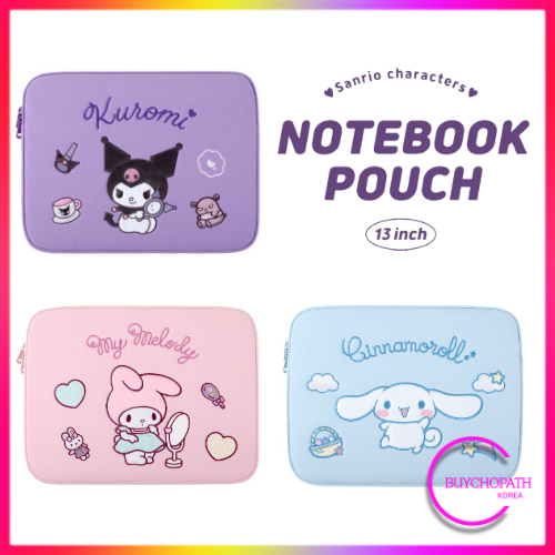 [Sanrio] Tablet Pouch 13-inch 3 types / Kuromi, My Melody, Cinnamoroll ...