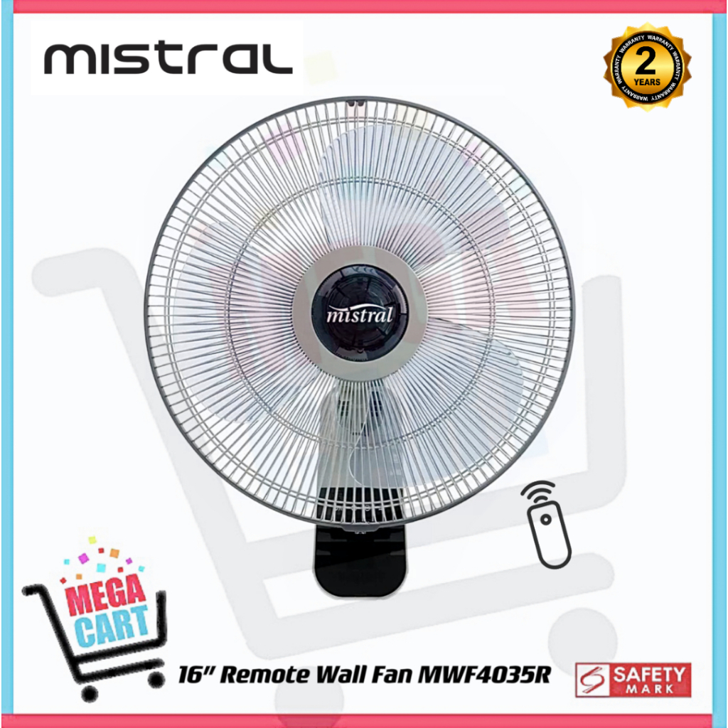 Mistral 16" Remote Wall Fan MWF4035R | MWF 4035R (2 Years Warranty ...