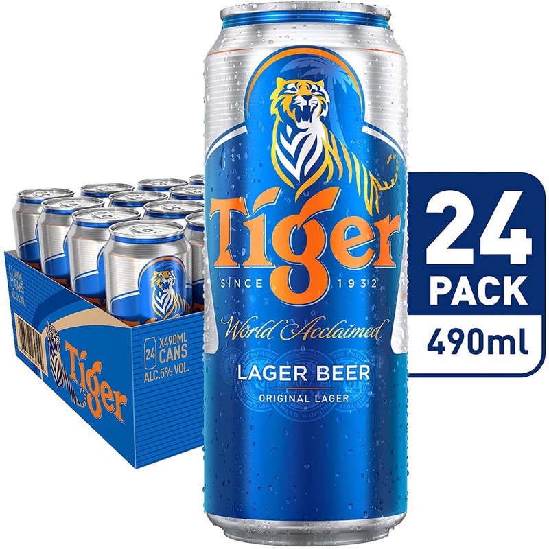Bundle Of 24‼️490ml Tiger Beer [Carton Sale] | Shopee Singapore