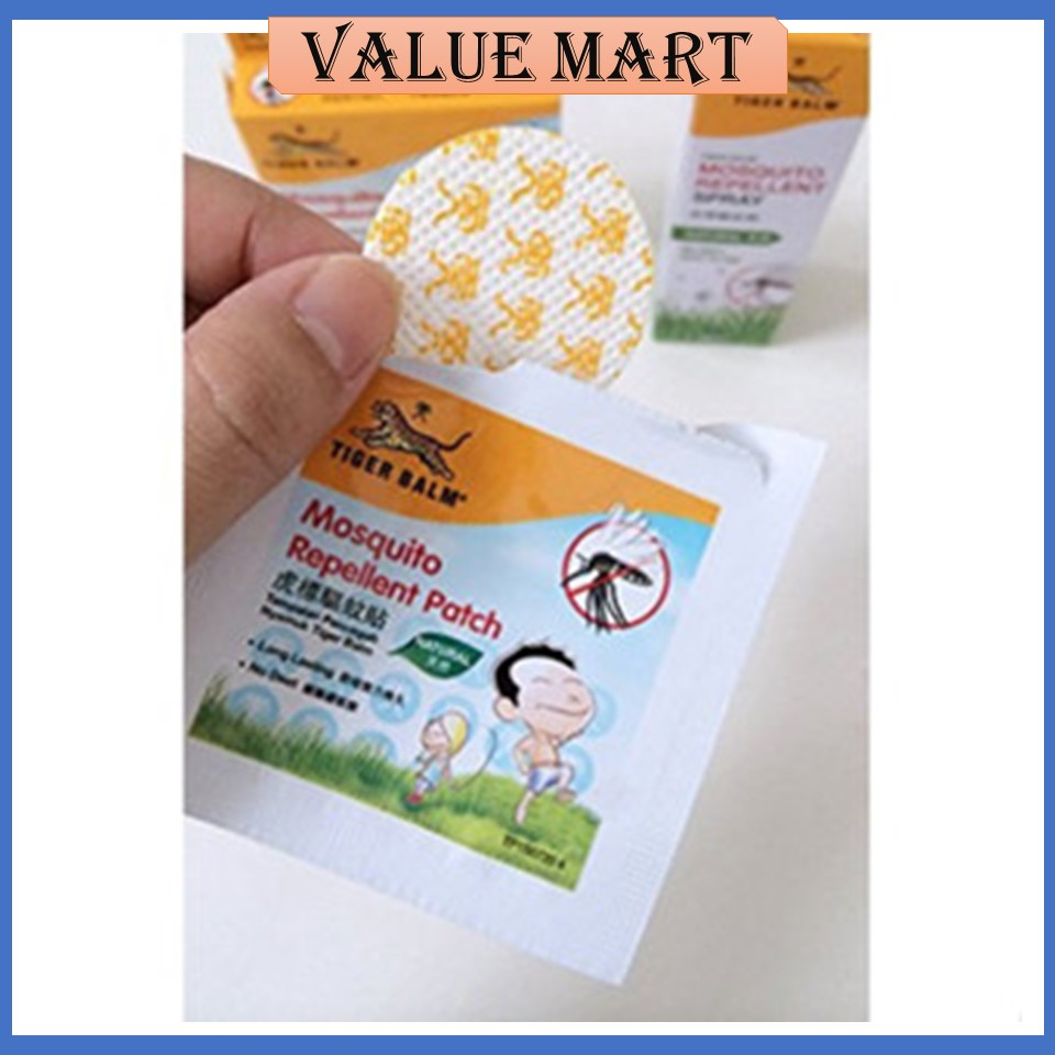Tiger Balm Mosquito Repellent Patch Essential Oil based Natural Kids ...
