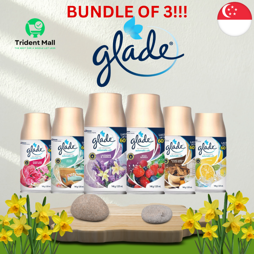 [SG SELLER] Glade Automatic Spray Refill Glade Refill Bundle of 3 ...