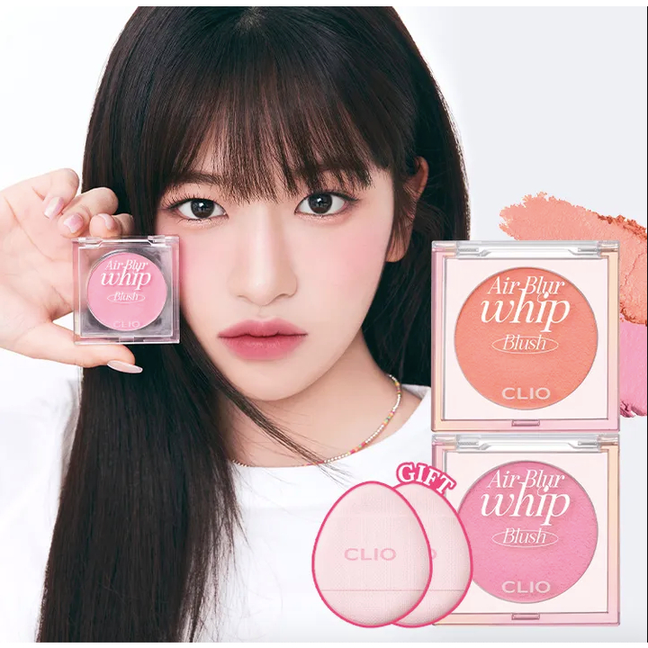 *New colors added* [Clio] Air Blur Whip Blush (15 colors) | Shopee ...