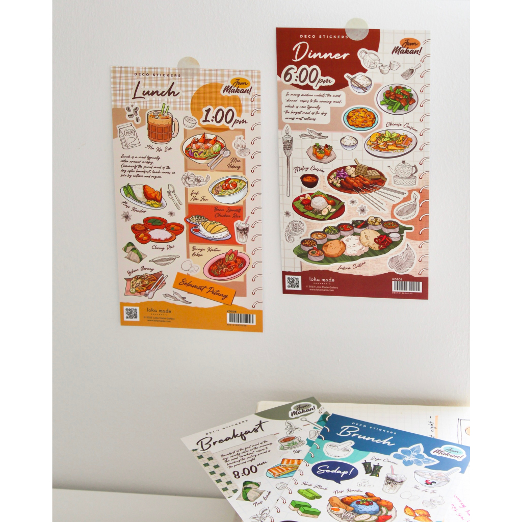 Loka Made JOM Makan Sticker | Shopee Singapore