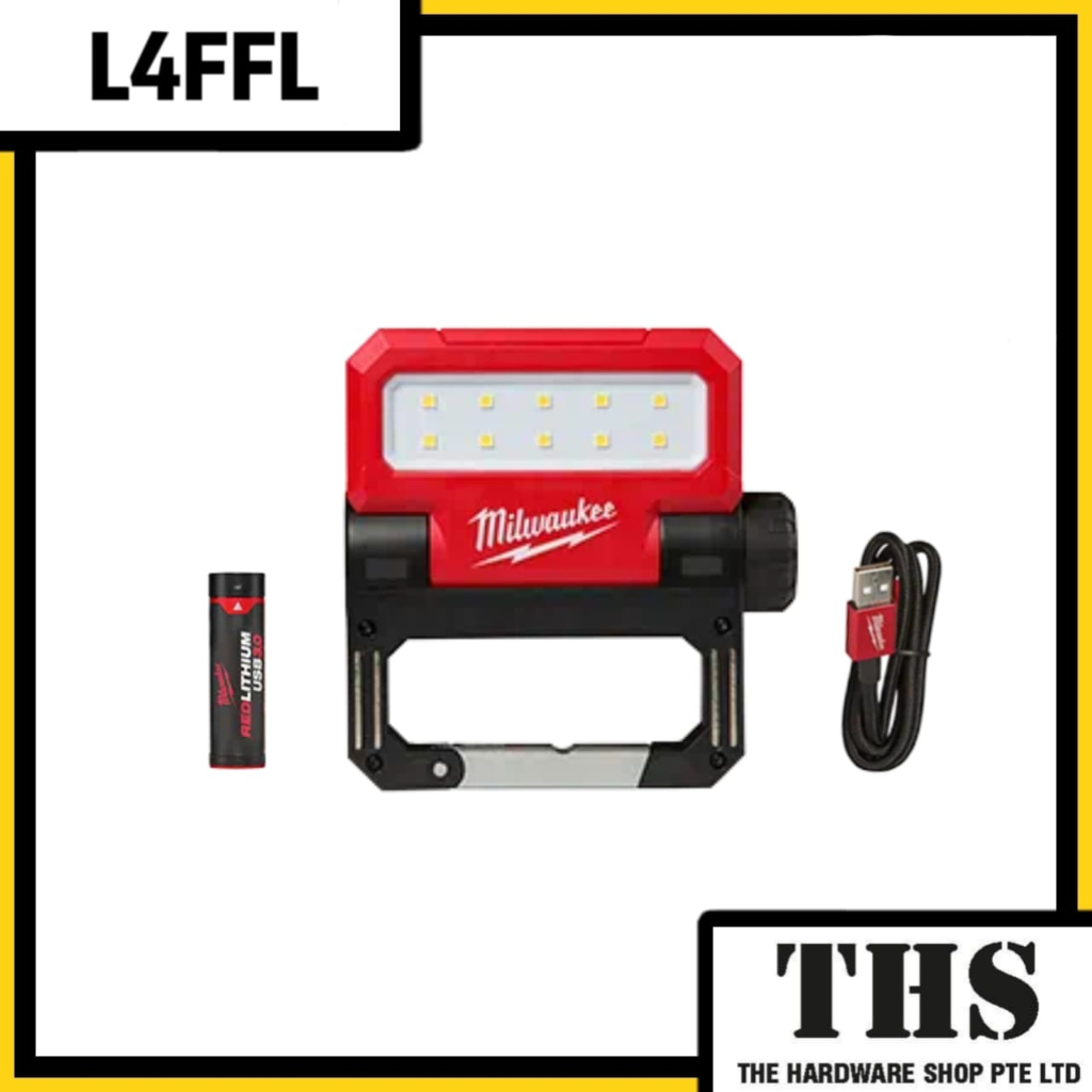 Milwaukee REDLITHIUM USB ROVER Pivoting Flood Light (L4FFL) | Shopee ...