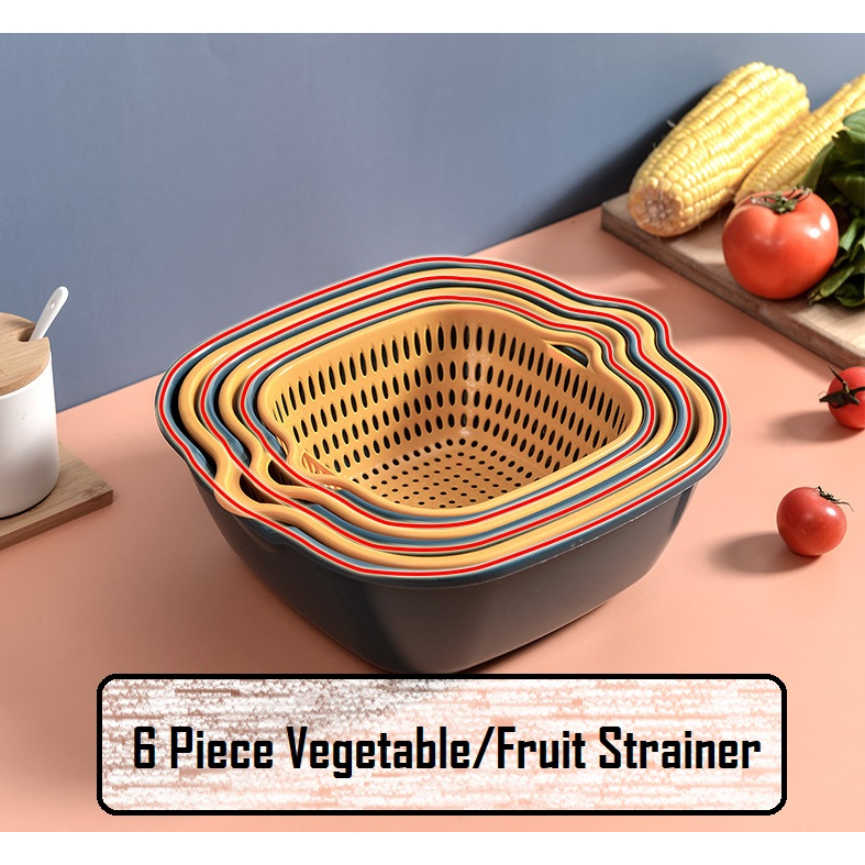 [BEST PRICED IN SHOPEE] 6 Piece Multifunctional Vegetable/Fruit ...