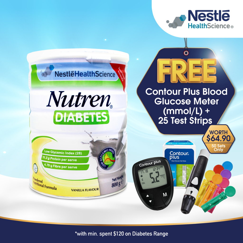 Nestle Nutren Diabetes Powder 800g | Shopee Singapore