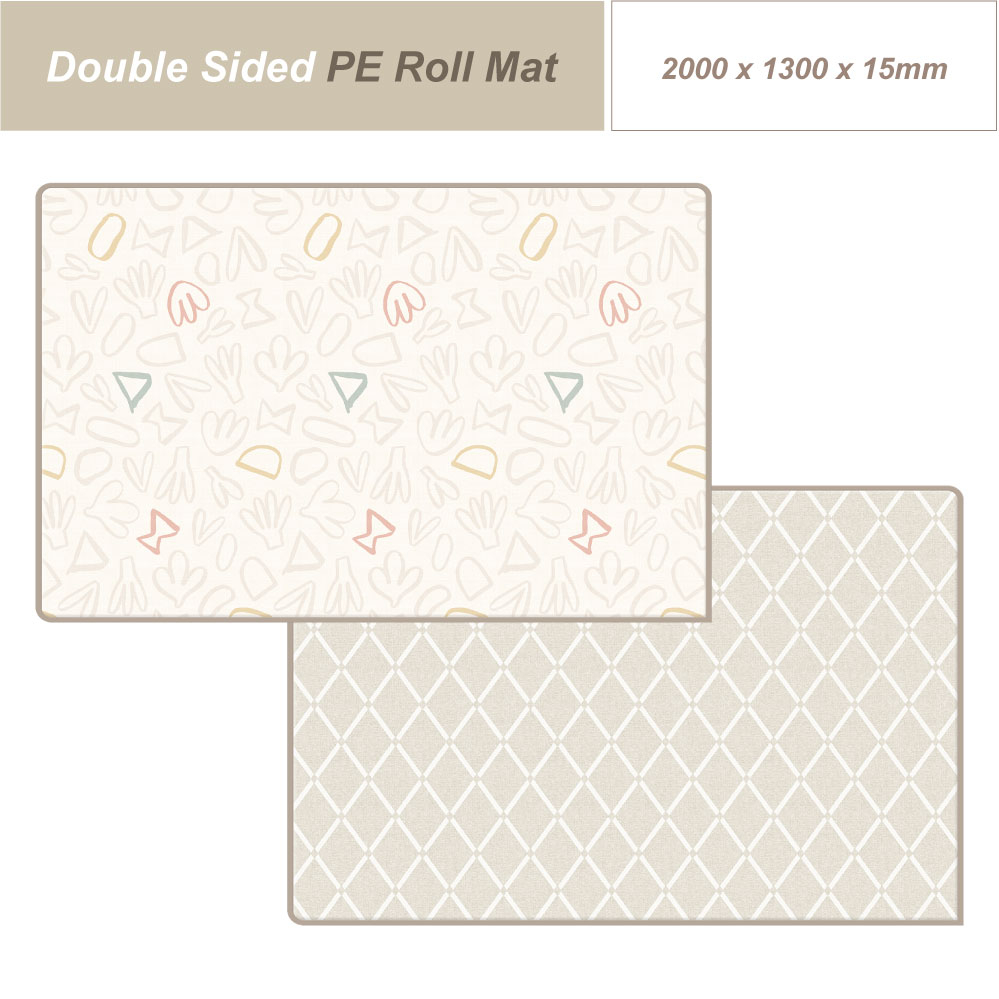 Parklon PE Roll Mat Double Sided - Crayon Evernin (15mm) | Shopee Singapore