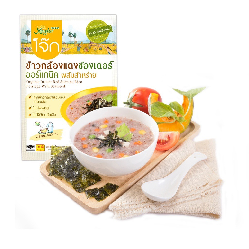 Organic Red Brown Rice Porridge 30g | Shopee Singapore
