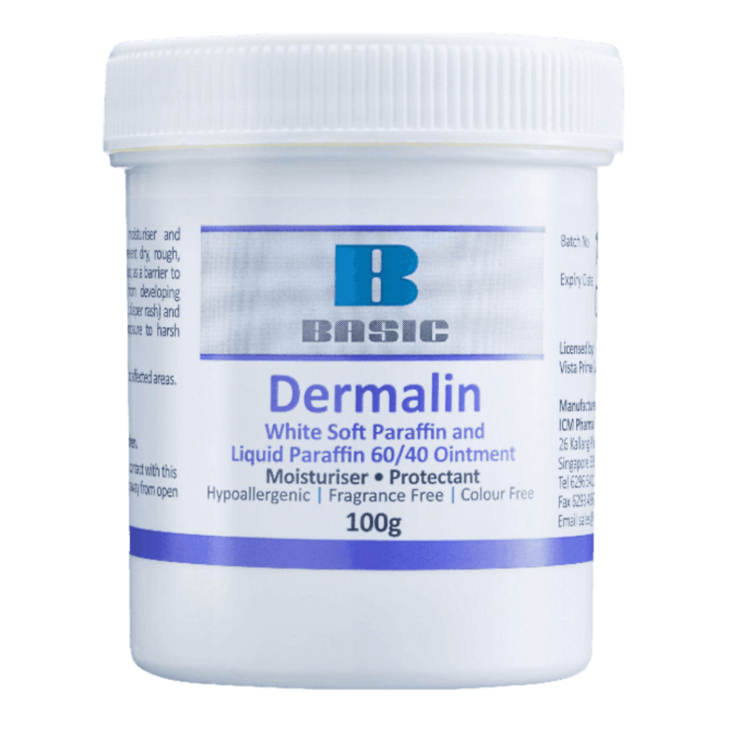 [PharmCare] ICM Paralin Dermalin White Soft Paraffin 100G Moisturiser ...
