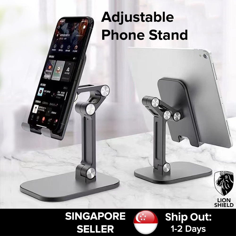 (SG) Adjustable Phone /Tablet Stand Holder | Shopee Singapore