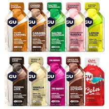 GU ENERGY GEL, Sports Nutrition Energy Gel, 100 Calories, 32g, Assorted Flavours, Multiple ...