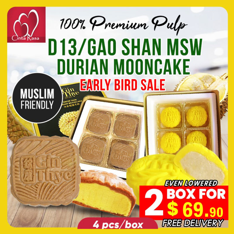 [Cinta Rasa] 100% Premium Pulp Gao Shan MSW/D13 Durian Snow Skin ...