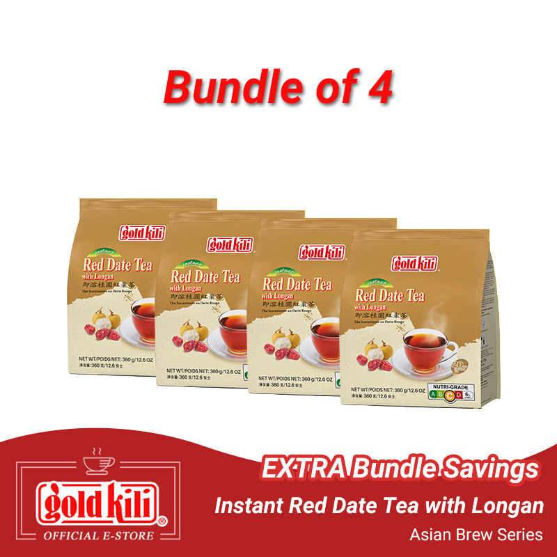 Bundle of 2/4: Gold Kili Red Date Tea with Logan Drink and Honey ...
