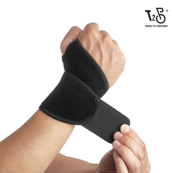 T2P Sports Wrist Support Adjustable Wrist Brace Compression Tendon ...