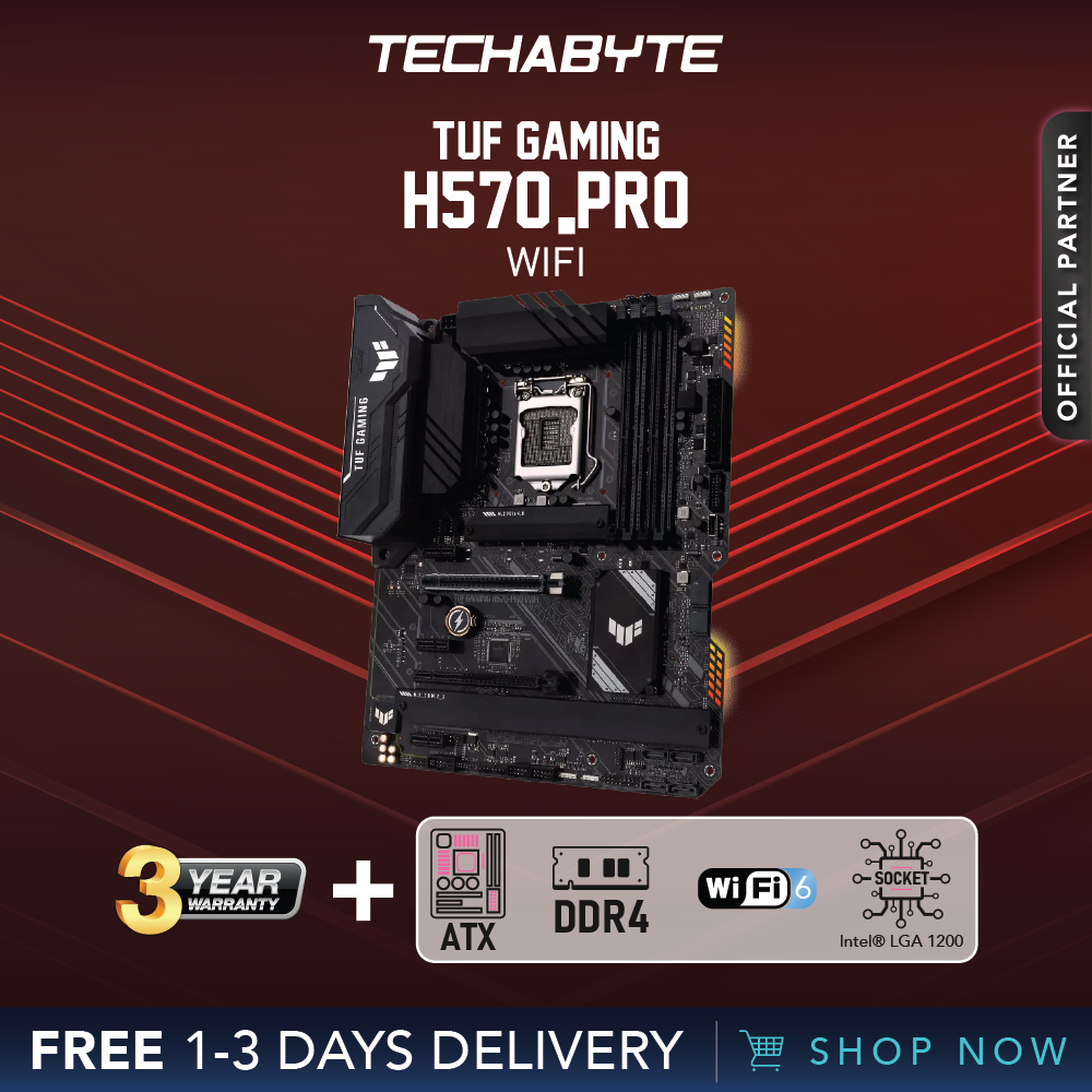 ASUS TUF GAMING H570-PRO WIFI | Full ATX | DDR4 Motherboard | Shopee Singapore