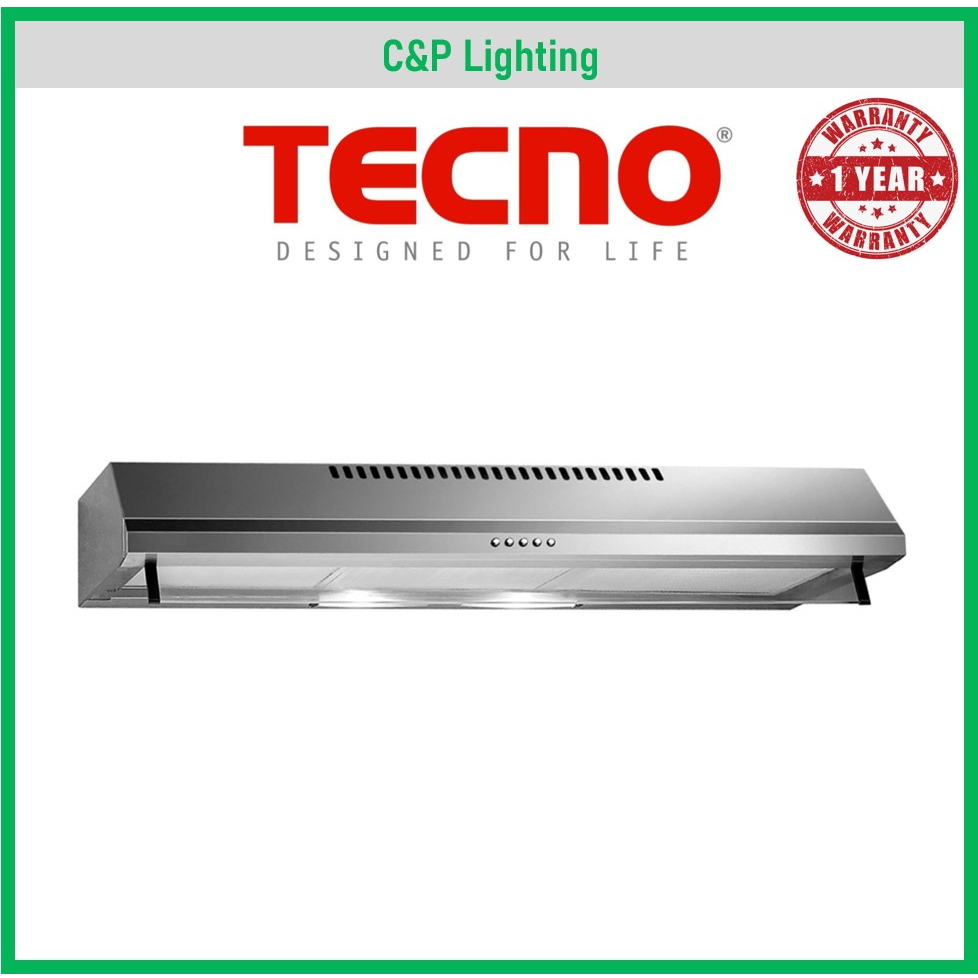 Tecno 90cm Slim Line Cooker Hood KA298 | Shopee Singapore