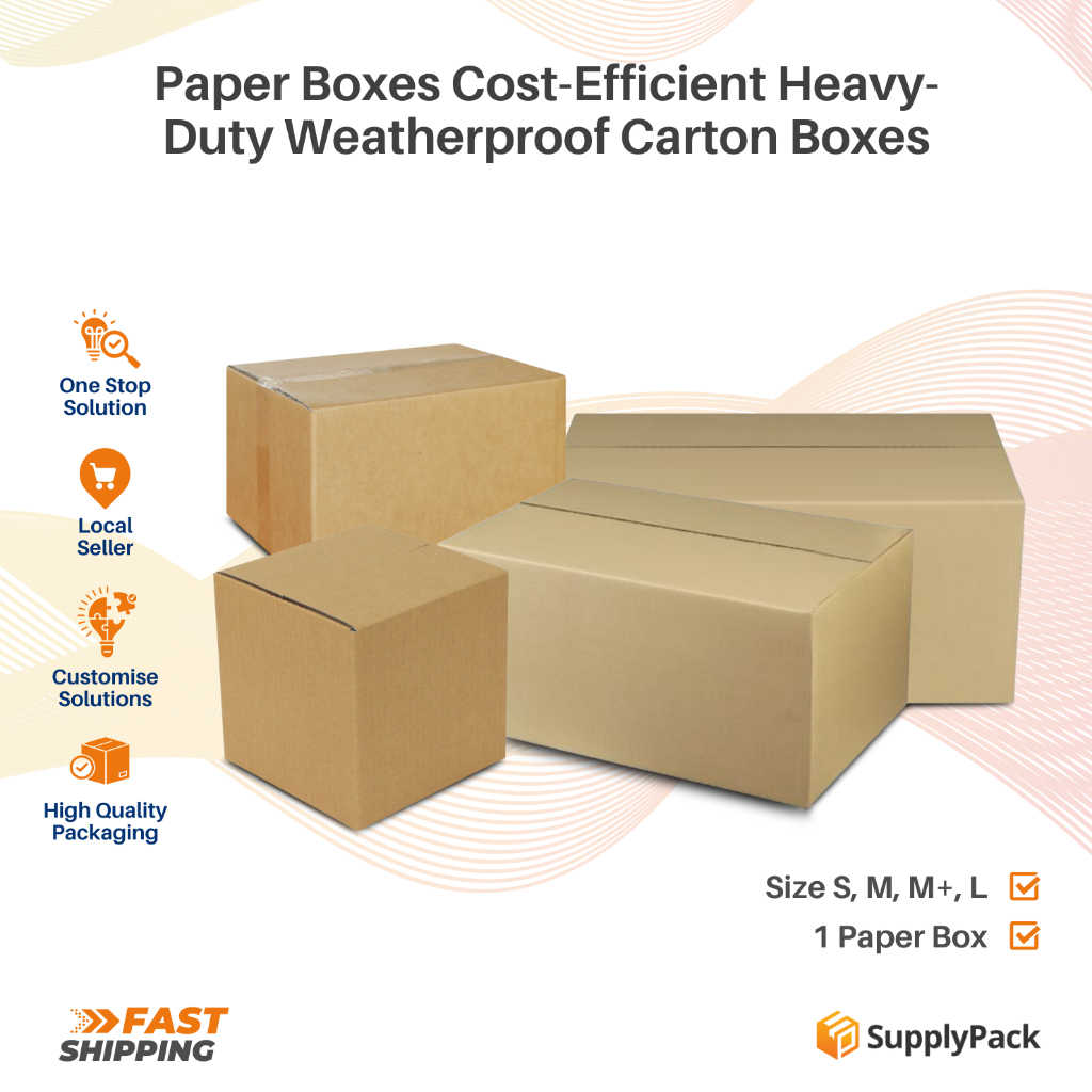Paper Boxes - Weatherproof and Durable Carton for Shipping and Storage ...