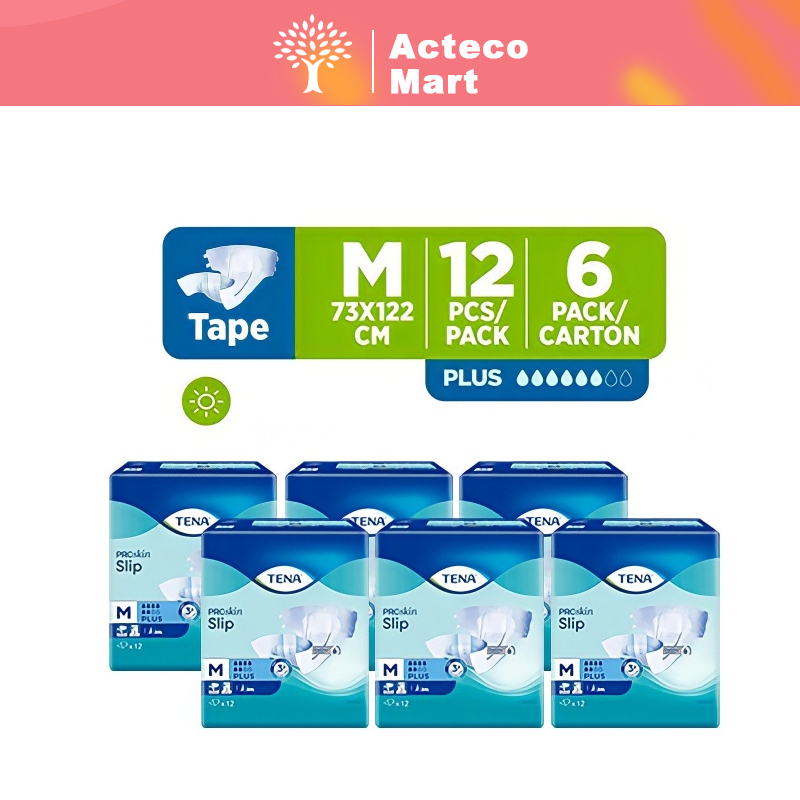 【6 Packs/Ctn】💦TENA Proskin Slip Plus Adult Diapers M/L | Shopee Singapore
