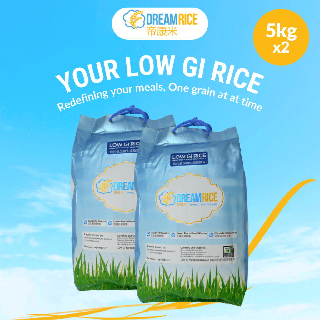 DreamRice Low GI Rice 5kg (Bundle of 2) | Shopee Singapore